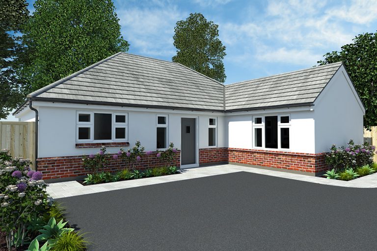 Architectural Visual Bungalow Single Storey Building | Pinnacle Creative